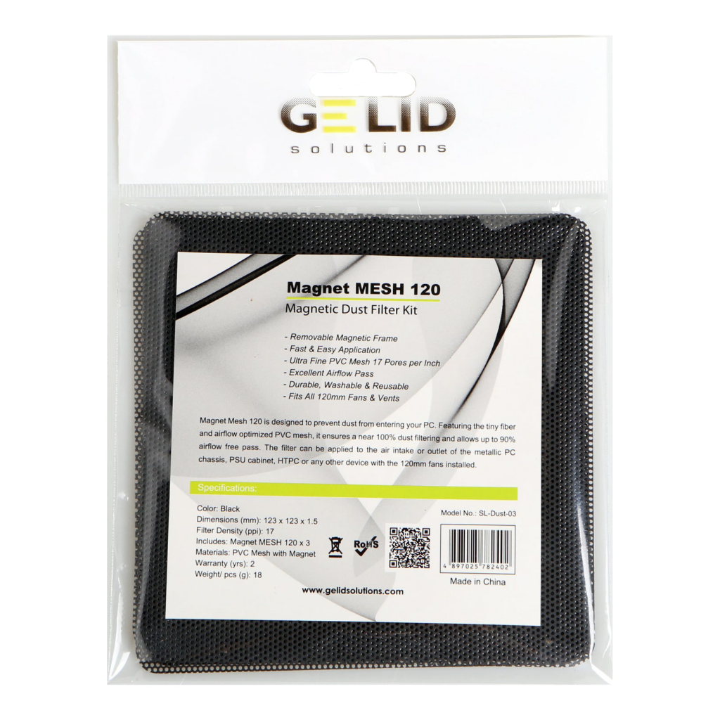 MAGNET MESH DUST FILTER 120 - Gelid Solutions