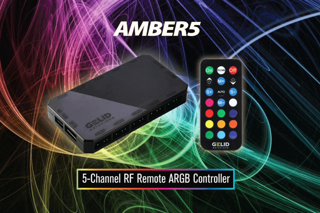AMBER5. RF Remote ARGB Controller - Gelid Solutions