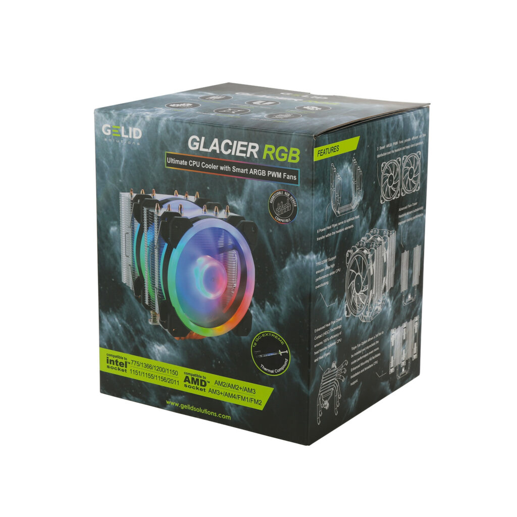 Buy Glacier RGB CPU Cooler | Gelid Solutions