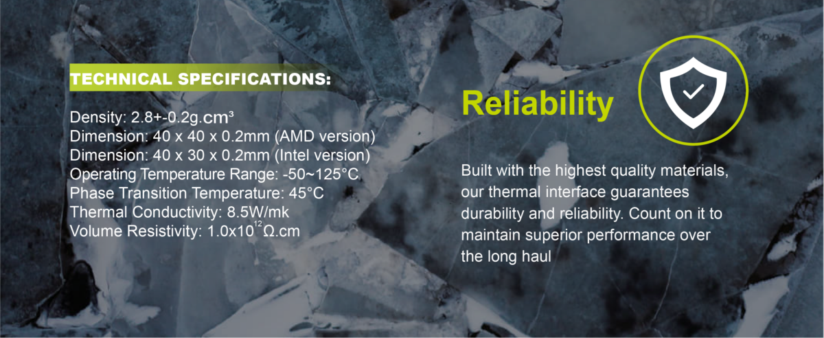 Gelid Solutions HeatPhase Ultra Phase Change Material (PCM) Thermal Pa ...